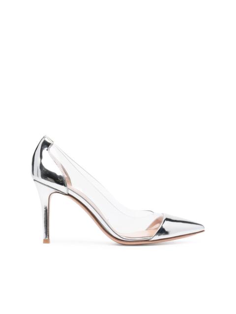 Gianvito Rossi metallic toe-cap pumps | REVERSIBLE