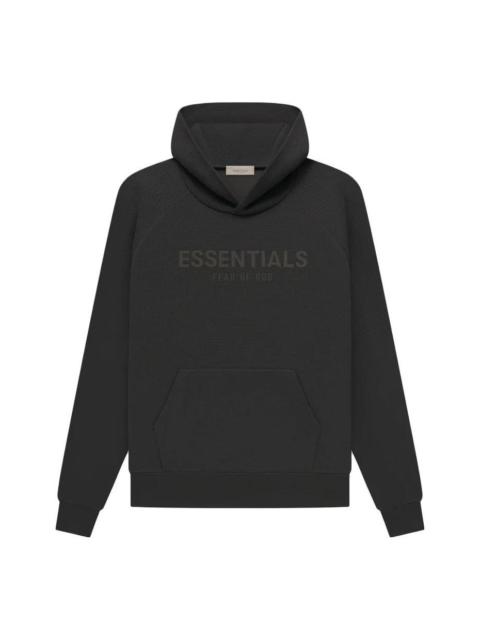 ESSENTIALS Fear of God Essentials SS23 waffle Raglan Hoodie 'off Black ...