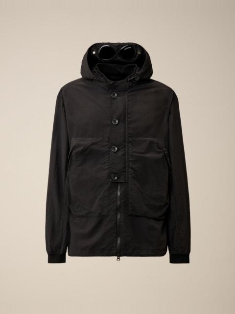C.P. Company Flatt Nylon Goggle Overshirt | REVERSIBLE