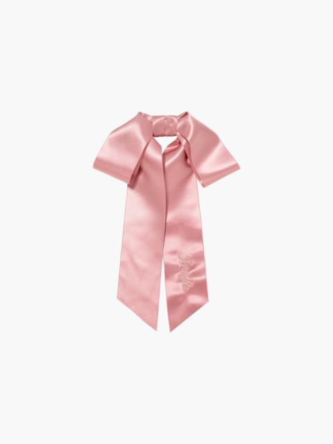 Jennifer Behr Monogram Adley Satin Bow Barrette | REVERSIBLE