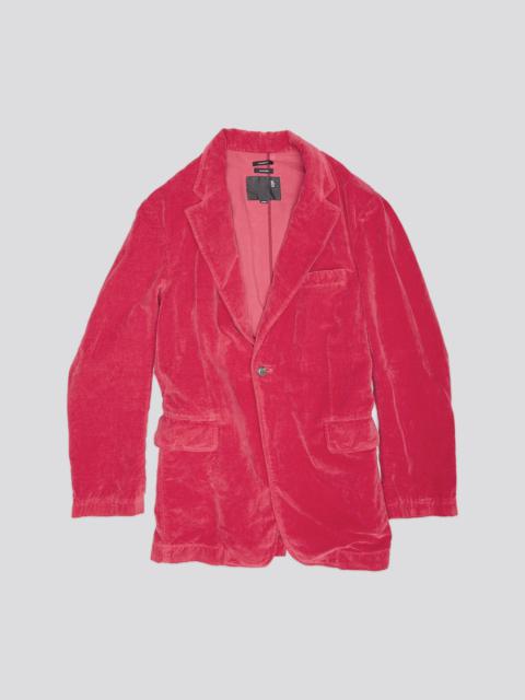 R13 OVERSIZED RAGGED BLAZER - RASPBERRY - R13 | REVERSIBLE
