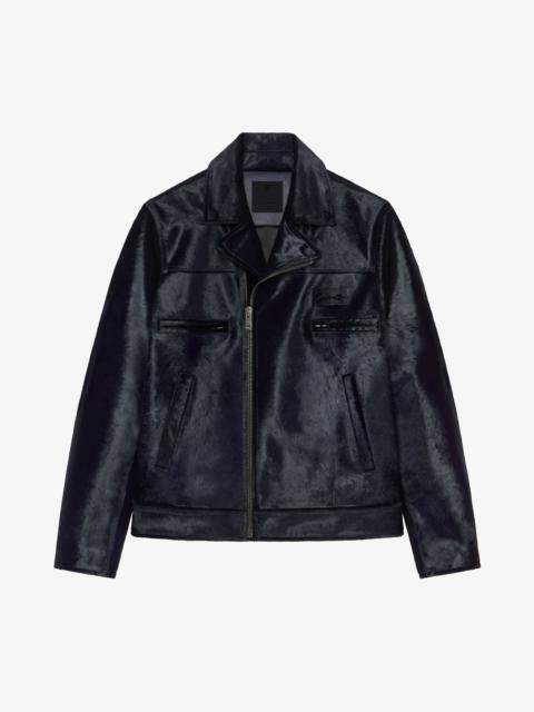 Givenchy BIKER JACKET IN LEATHER | REVERSIBLE