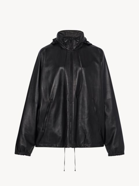 The Row Jilly Jacket in Leather | REVERSIBLE