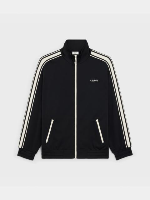 CELINE TRACKSUIT JACKET IN DOUBLE FACE JERSEY | REVERSIBLE