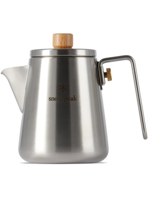 snow peak Silver Field Barista Kettle, 1 L | REVERSIBLE