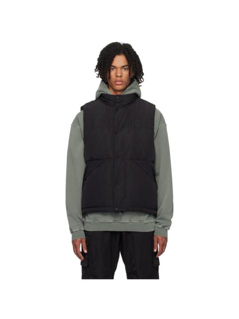 REPRESENT Black Patch Down Vest | REVERSIBLE