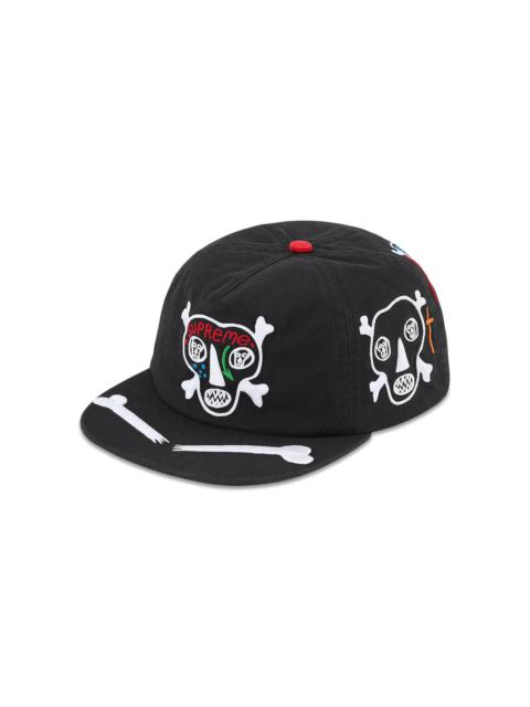 Supreme Supreme x Clayton Patterson Skulls 5-Panel 'Black' | REVERSIBLE