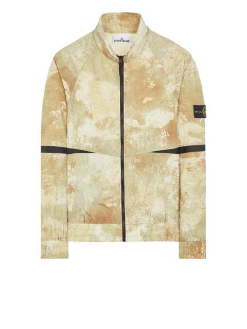 Stone Island 661E1 DISSOLVING GRID CAMO ON ECONYL® REGENERATED NYLON ...