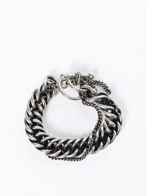 Ann Demeulemeester Hinna Double Chains Bracelet | REVERSIBLE