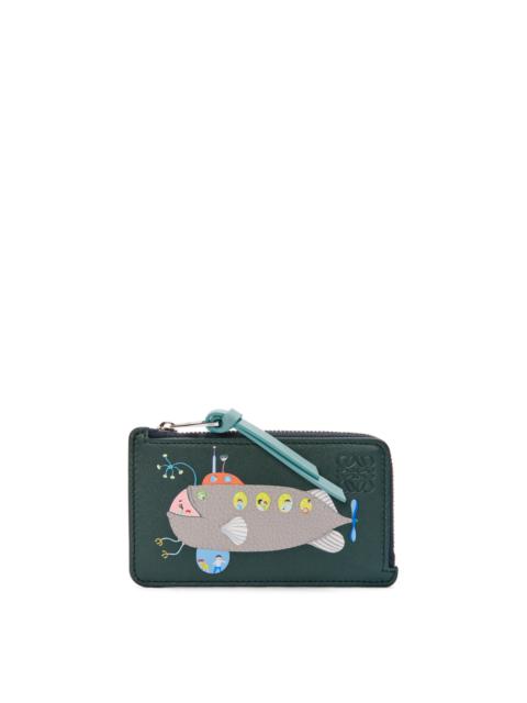 Loewe Submarine coin cardholder in nappa calfskin | REVERSIBLE