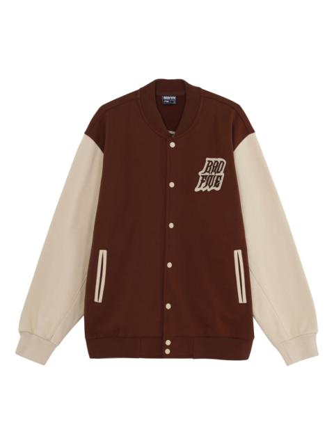 Li-Ning Li-Ning BadFive Graphic Baseball Jacket 'Brown Beige' AJDT043-7 ...
