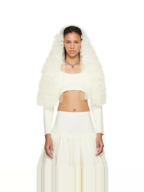 Molly Goddard SSENSE Exclusive Off-White Orion Veil | REVERSIBLE