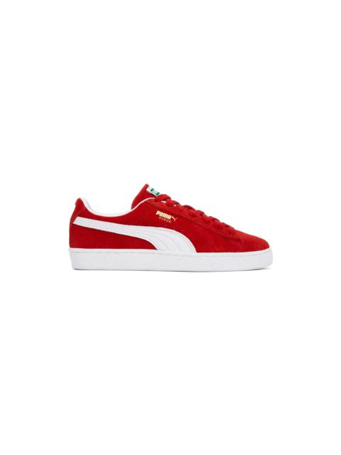PUMA Red Suede Classic XXI Sneakers | REVERSIBLE