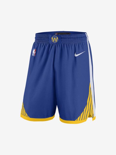 Nike Golden State Warriors Icon Edition Nike Men's NBA Swingman Shorts ...