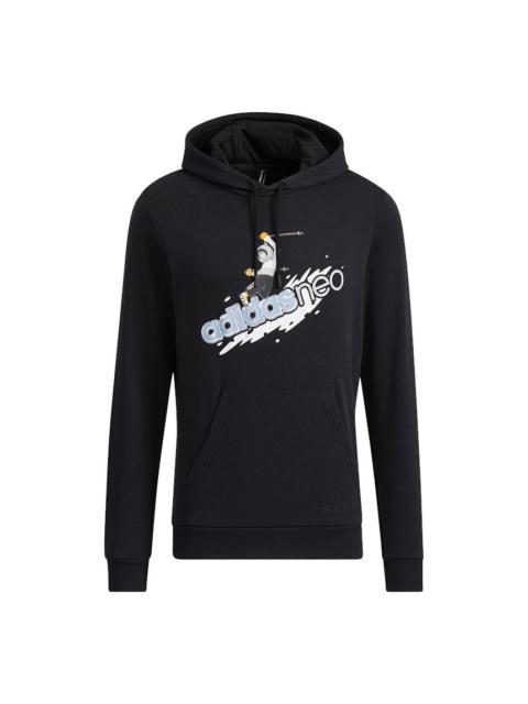 adidas Men's adidas neo Wp Sh1 Logo Printing Sports Black HG9015 ...