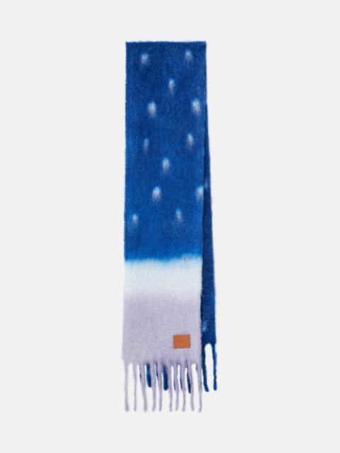 Loewe x Suna Fujita mohair-blend scarf | REVERSIBLE