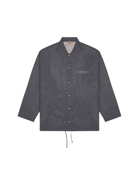 ESSENTIALS Fear of God Essentials Coach Jacket 'Black Reflective ...