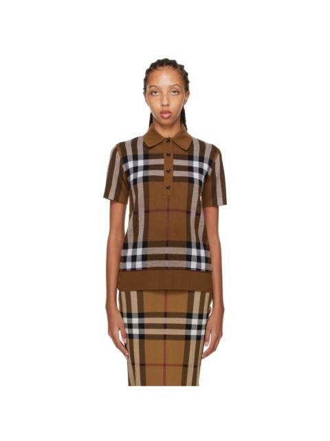 Burberry Brown Frankie Polo | REVERSIBLE