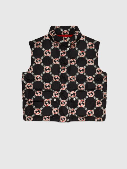 GUCCI Interlocking G down padded vest | REVERSIBLE