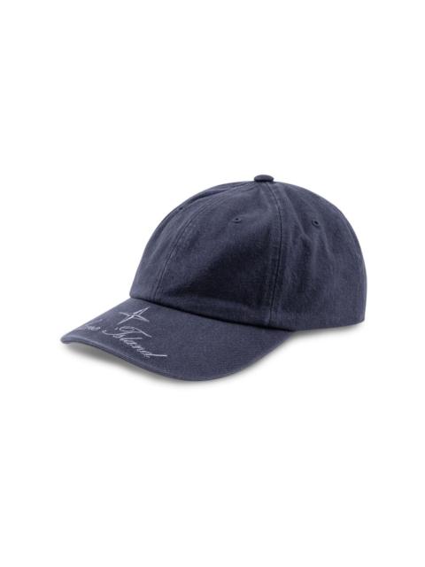 Supreme x Stone Island denim 6-panel cap | REVERSIBLE