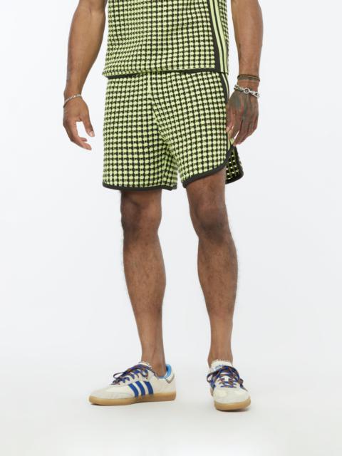 adidas WB CROCHET SHRT (SEMI FROZEN YELLOW/NIGHT BROWN) | REVERSIBLE
