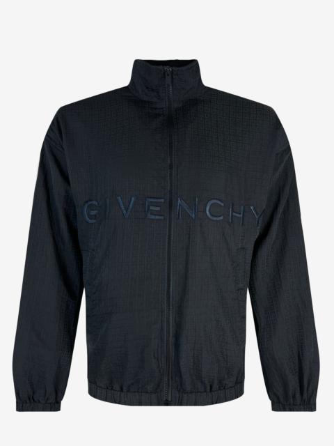 Givenchy Midnight Blue 4G Logo Nylon Track Jacket | REVERSIBLE