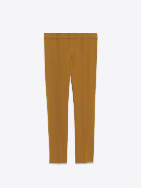 SAINT LAURENT low-rise pants in stretch gabardine | REVERSIBLE