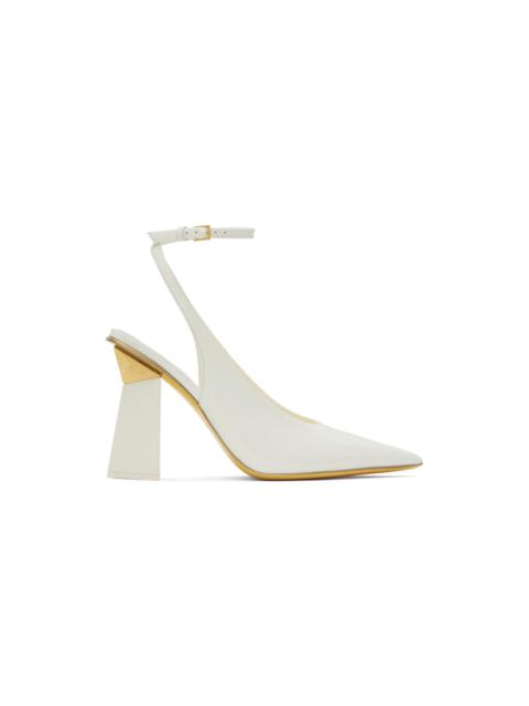 Valentino Off-White One Stud Hyper Heels | REVERSIBLE