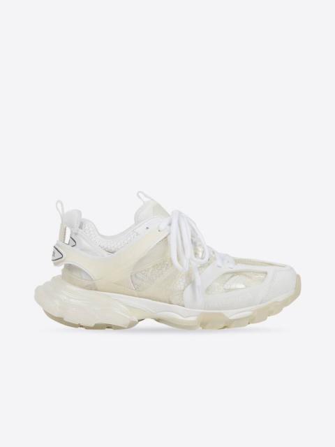 BALENCIAGA Men's Track Clear Sole Sneaker in White | REVERSIBLE