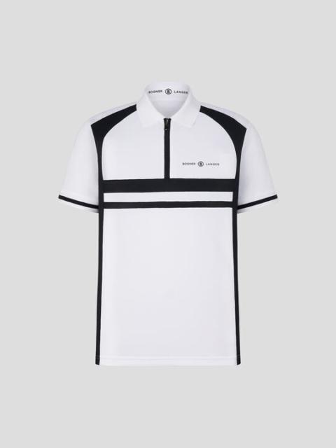 BOGNER Bernhard Polo shirt in White/Black | REVERSIBLE