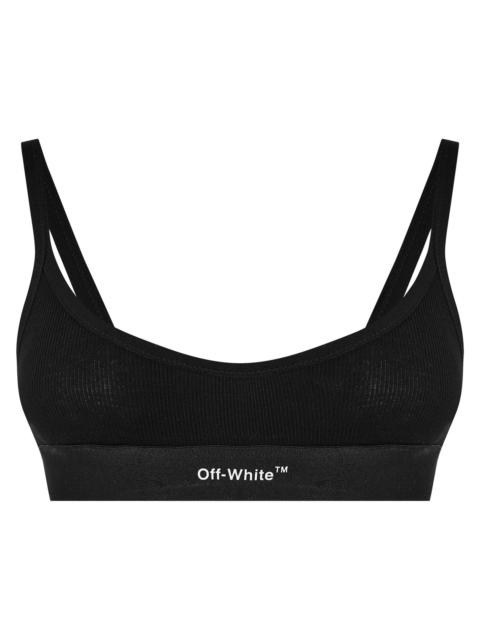 Off-White HELVETICA LOGO BASIC RIB BRA | REVERSIBLE