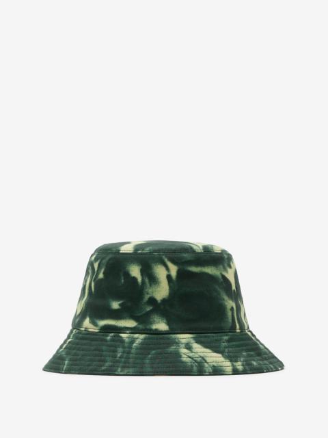 Burberry Rose Waxed Cotton Bucket Hat | REVERSIBLE
