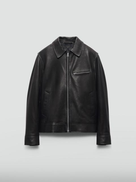 rag & bone Manon Leather Jacket Classic Fit | REVERSIBLE
