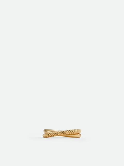 Bottega Veneta Intreccio Interlocking Double Ring | REVERSIBLE