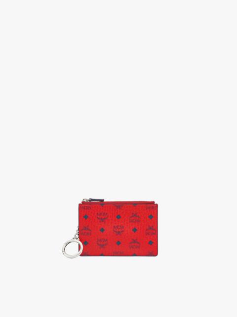 MCM Key Pouch in Visetos Original | REVERSIBLE