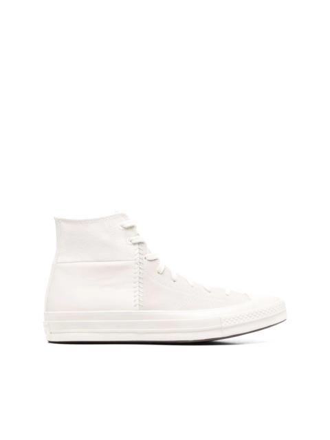Converse stitched-patchwork high-top sneakers | REVERSIBLE