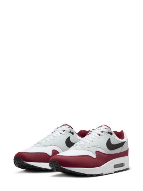 Nike Air Max 1 Sneaker in White/Black/Team Red | REVERSIBLE