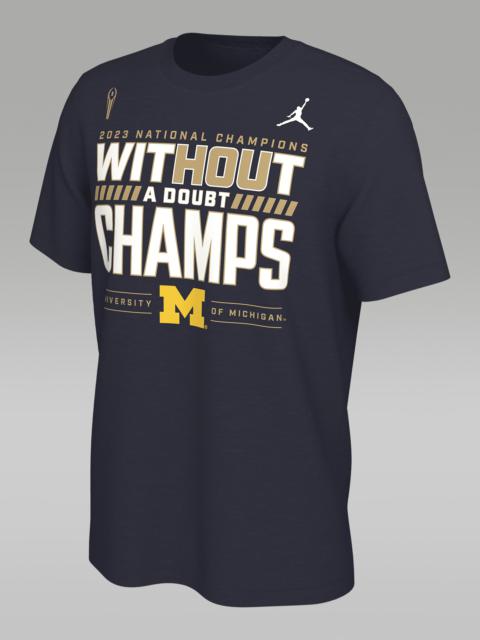 Jordan Men's Michigan Jordan College T-Shirt | REVERSIBLE