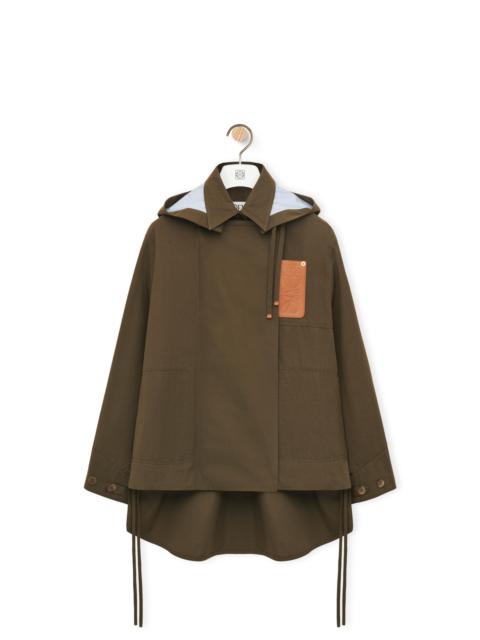 Loewe Hooded parka in cotton | REVERSIBLE