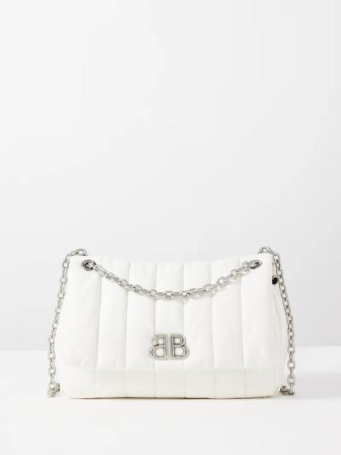 BALENCIAGA Monaco mini quilted-leather shoulder bag | REVERSIBLE
