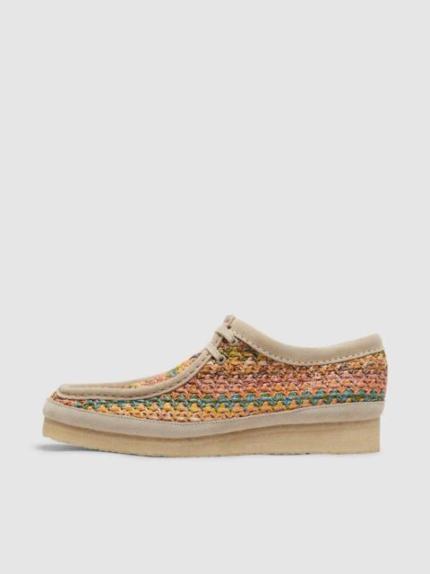 Clarks Originals Wallabee multi raffia shoe | REVERSIBLE
