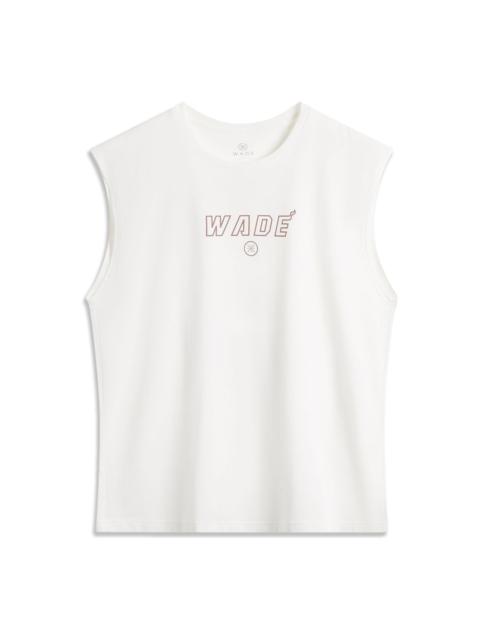 Li-Ning Li-Ning x ADAM Way Of Wade Graphic Oversized Tank 'Cream White ...