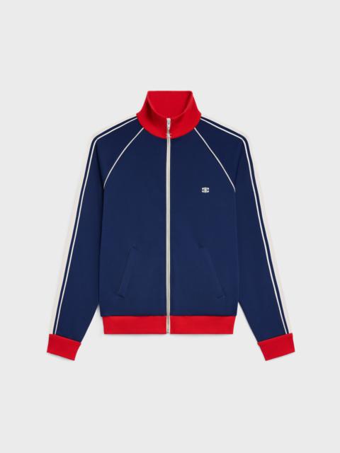 CELINE tracksuit jacket in double face jersey | REVERSIBLE