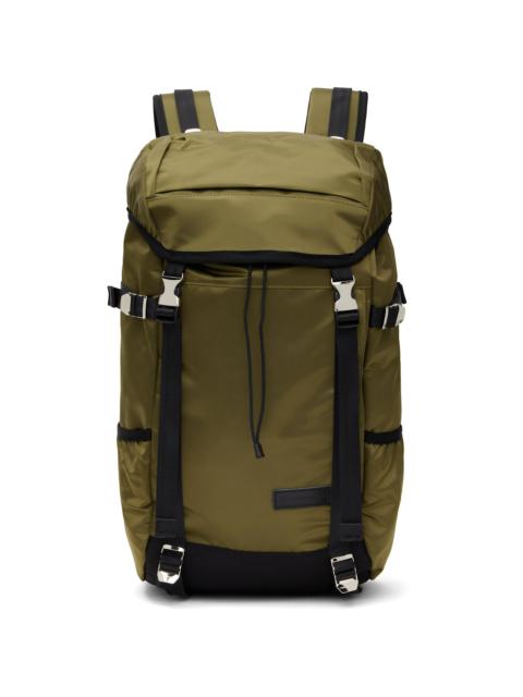 master-piece Khaki Lightning Flap Backpack | REVERSIBLE