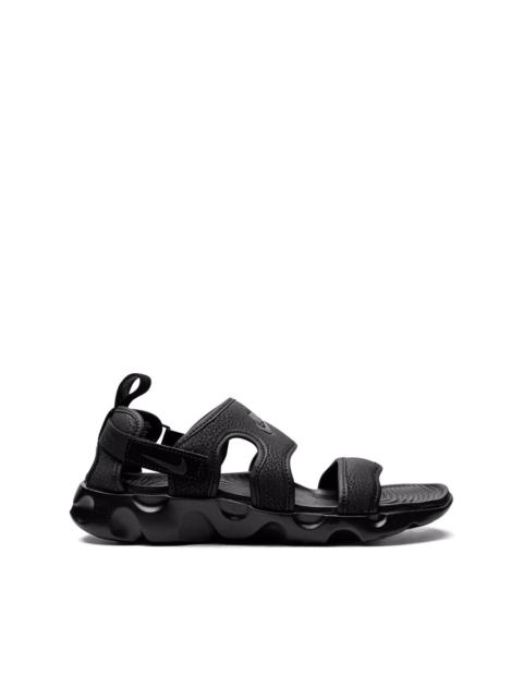 Nike Owaysis sandals "Triple Black" | REVERSIBLE