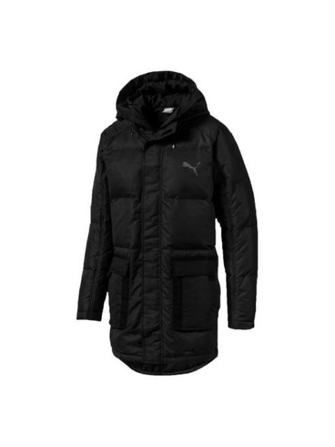 PUMA PUMA Logo Down Jacket 'Black' 580874-01 | REVERSIBLE