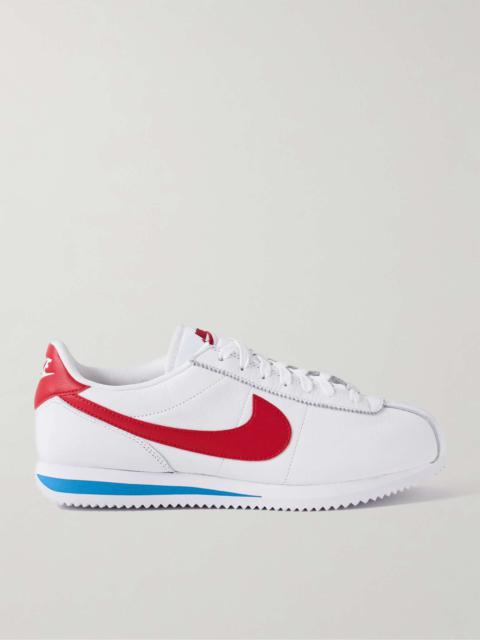 Nike Cortez Mesh-Trimmed Leather Sneakers | REVERSIBLE