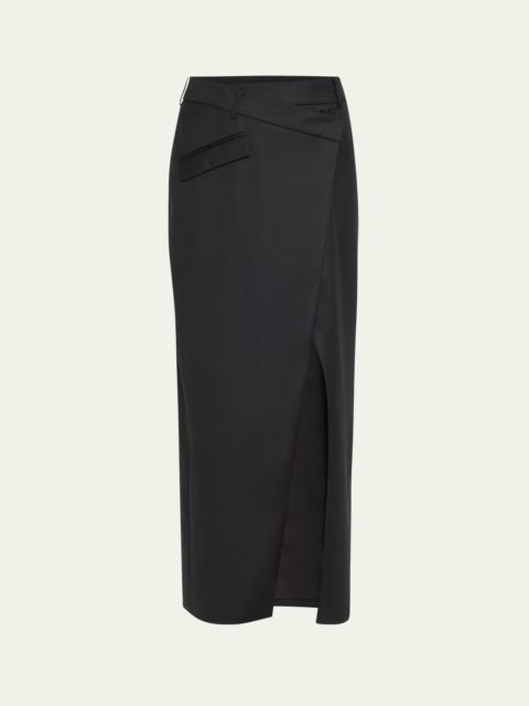 ANNA QUAN Mia Wrap Pencil Skirt | REVERSIBLE