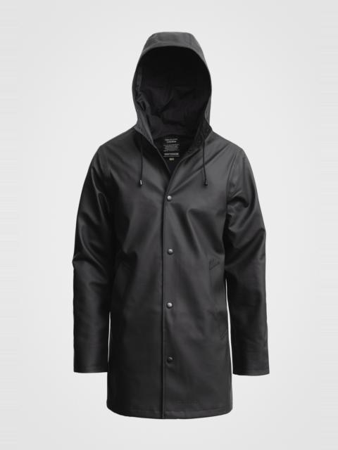 Stutterheim Arholma Raincoat Black | REVERSIBLE