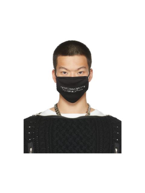 TAKAHIROMIYASHITA TheSoloist. Morse Code Face Mask | REVERSIBLE